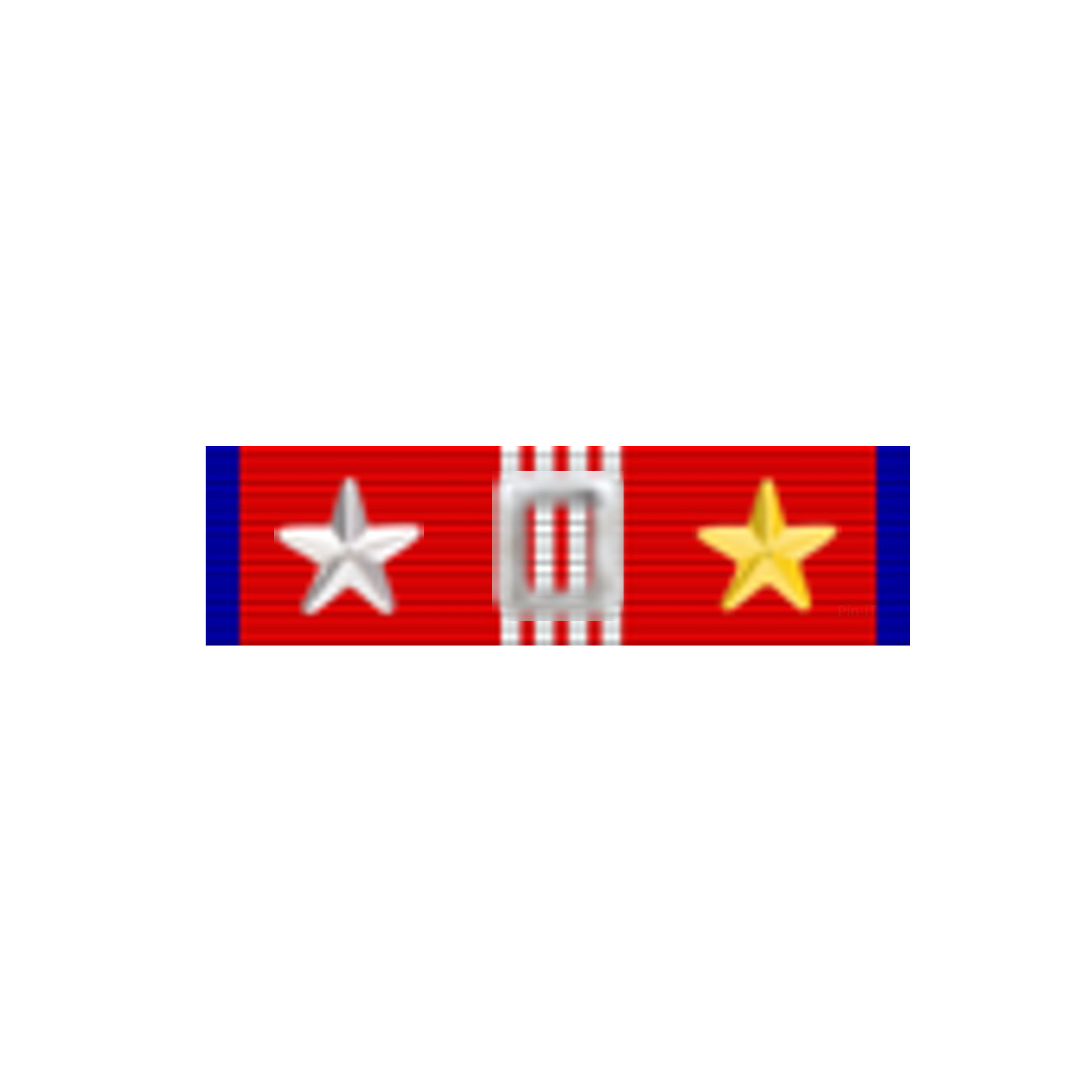 CG Meritorious Team Commendation Ribbon with Silver, Gold Stars and O ...