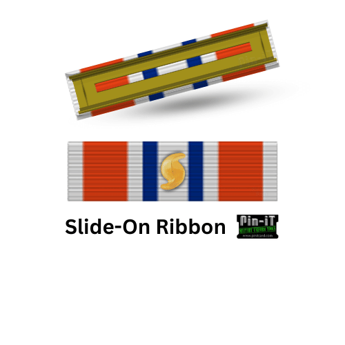 Coast Guard Presidential Unit Citation Ribbon with Glued-On Hurricane ...