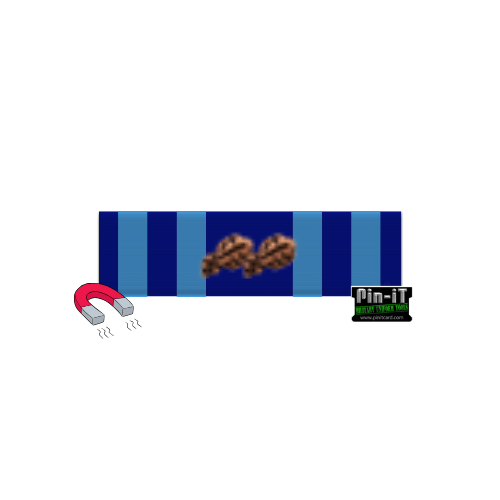 Air Force Longevity Service Ribbon with 2 oakleaf clusters-Magnetic ...