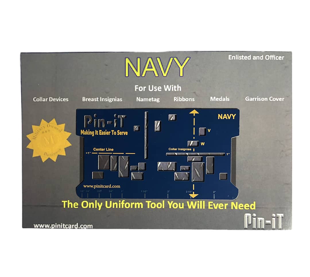 Pin-iT Cards | Perfect Ribbon Alignment Tools for Military Uniforms